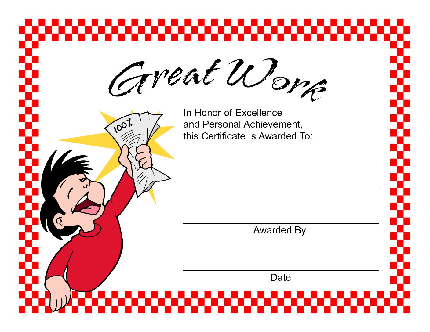 FREE Award Certificates Templates | WhyGuy.com